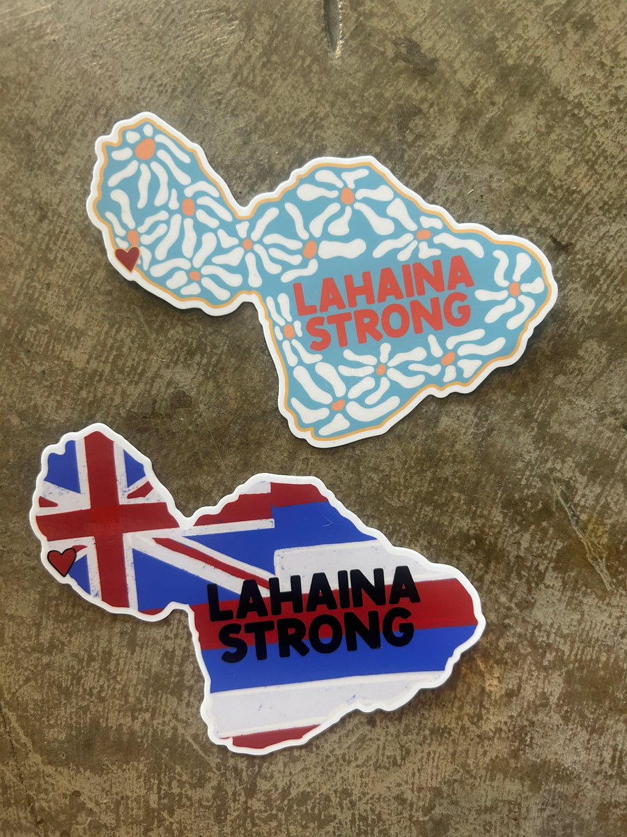 Lahaina Strong Stickers - Pakaloha Bikinis
